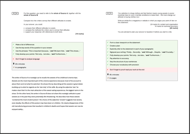 GCSE English Language Paper 2 Tasks and Brief Guidelines | KS4 Teaching ...