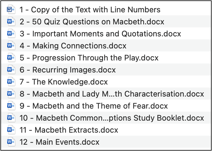 Scheme of Work for Macbeth | KS4 Teaching Resource