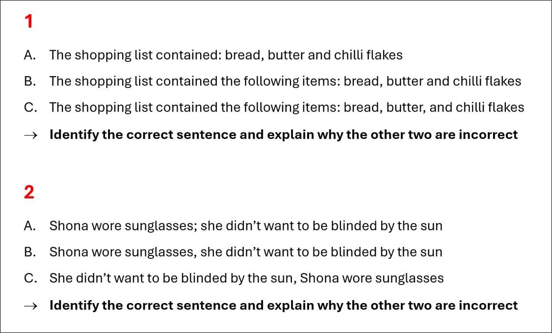 Punctuation Worksheet for Students | KS3 and KS4
