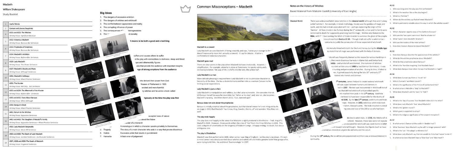 Macbeth Teaching Resource Bundle | KS4 English Teaching Resource