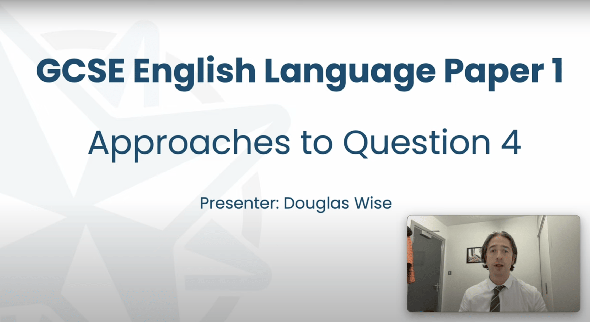 Notes on GCSE English Language Paper 1 - Q4