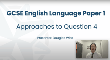 Notes on GCSE English Language Paper 1 - Q4