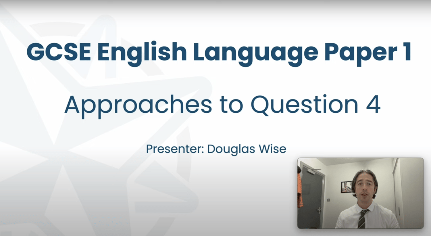 Notes on GCSE English Language Paper 1 - Q4