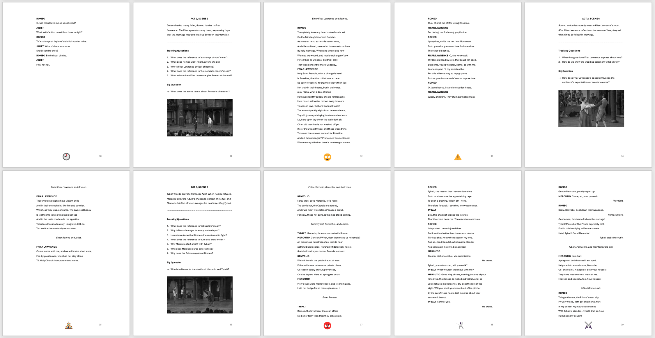 Romeo and Juliet Study Booklet for KS3 | English Teaching Resource