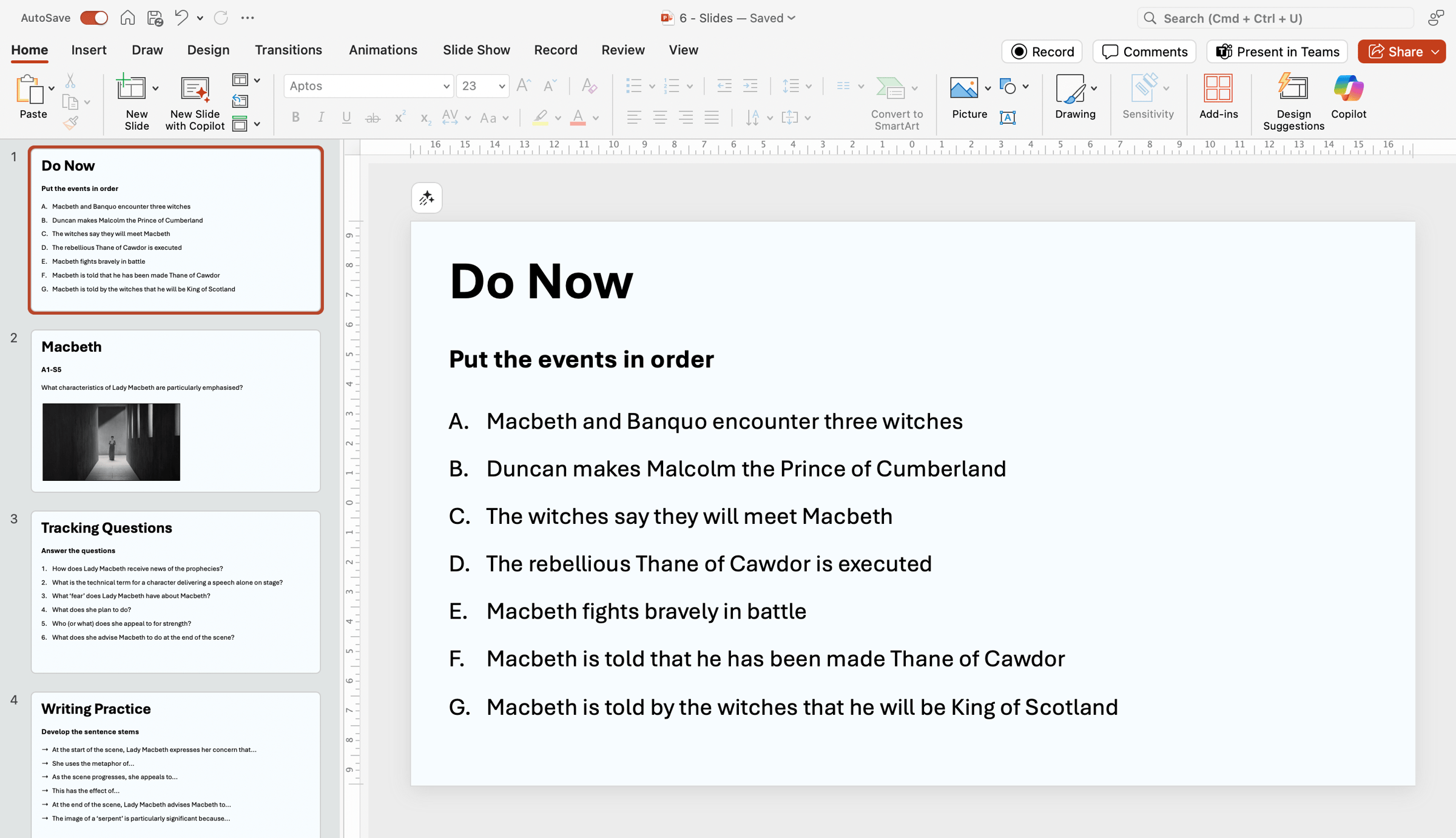 Scheme of Work for Macbeth | KS4 Teaching Resource