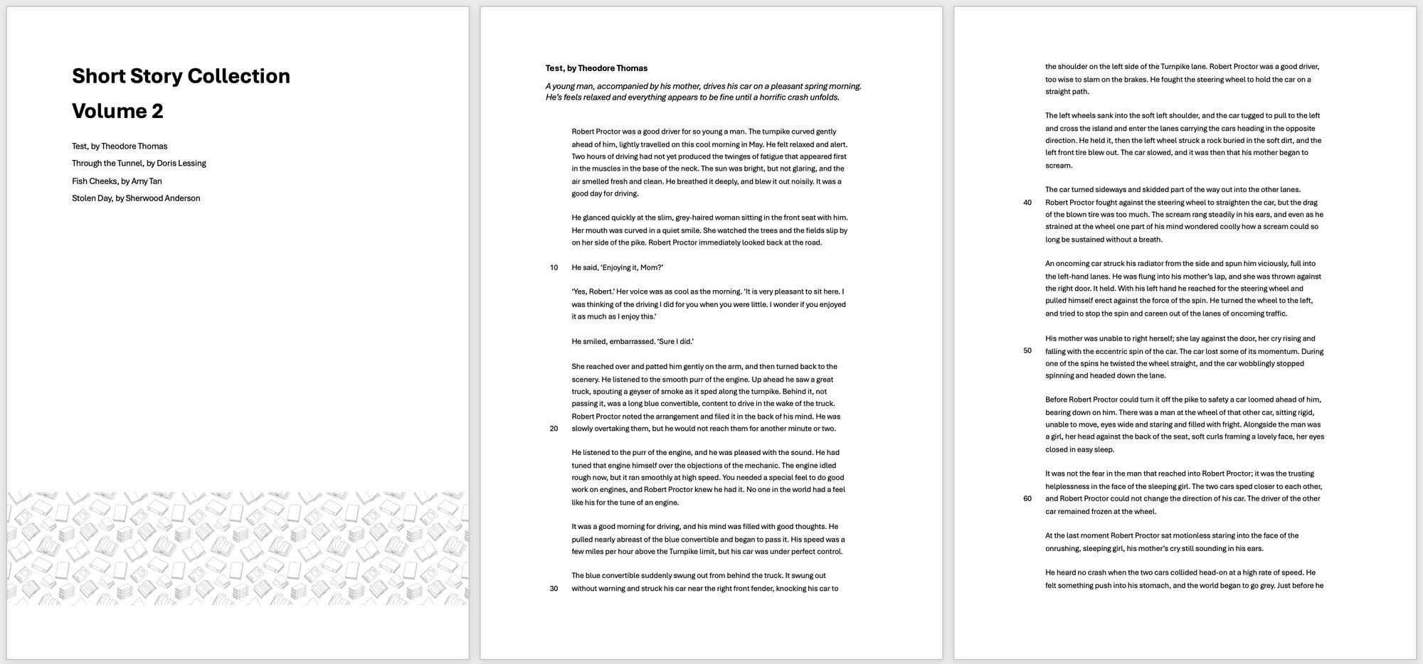 KS3 Short Story Collection - Volume Two| English Teaching Resource
