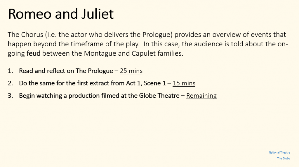 How I teach the first three lessons of Romeo and Juliet | KS3 Teaching ...