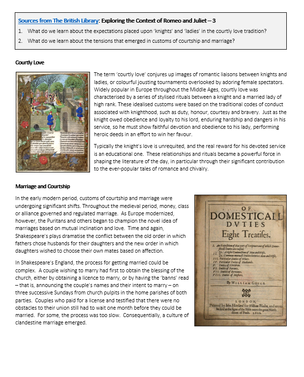 How I teach the first three lessons of Romeo and Juliet | KS3 Teaching ...