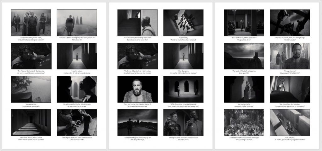 Storyboard Images for Macbeth (Joel Coen version) | KS4 English ...