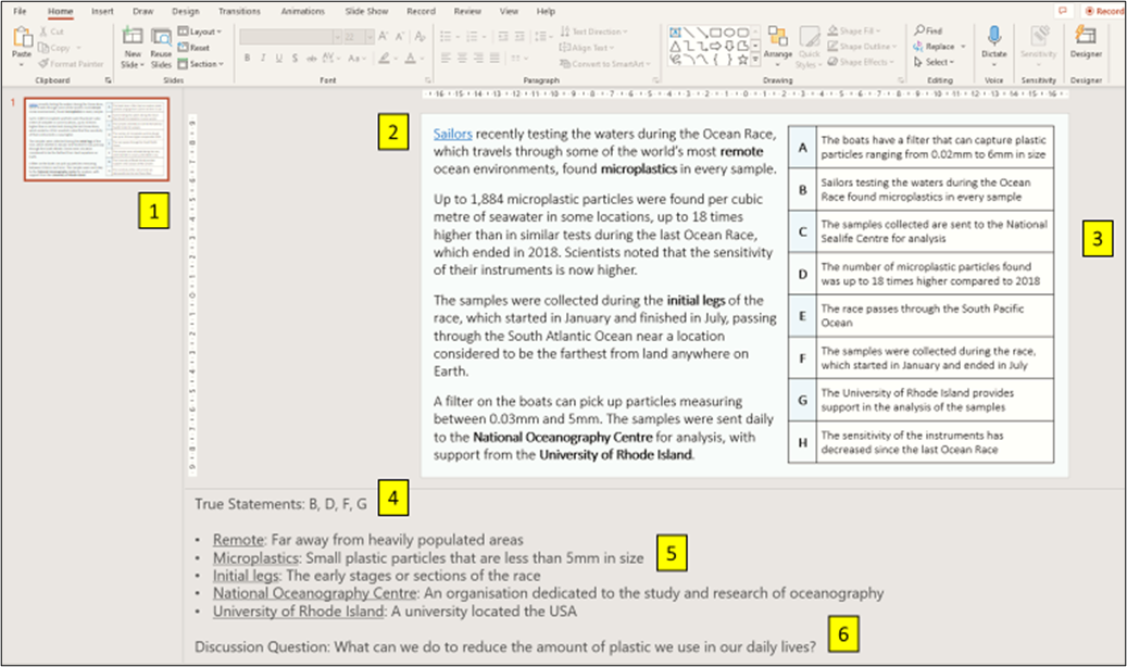 Tutor Time Reading Resource Non-Fiction | KS3 and KS4 Teaching Resource